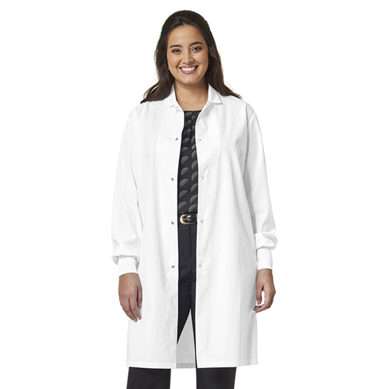 Wholesale Long Lab Coat in White Unisex Pack of 36