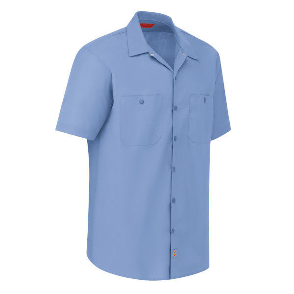Men's Industrial Short-Sleeve Work Shirt -S535|BEST Men's Short Sleeve ...