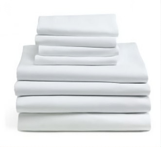 T-180 White Bed Sheets by Still Water Linens|Basic Hospitality Sheets T-180