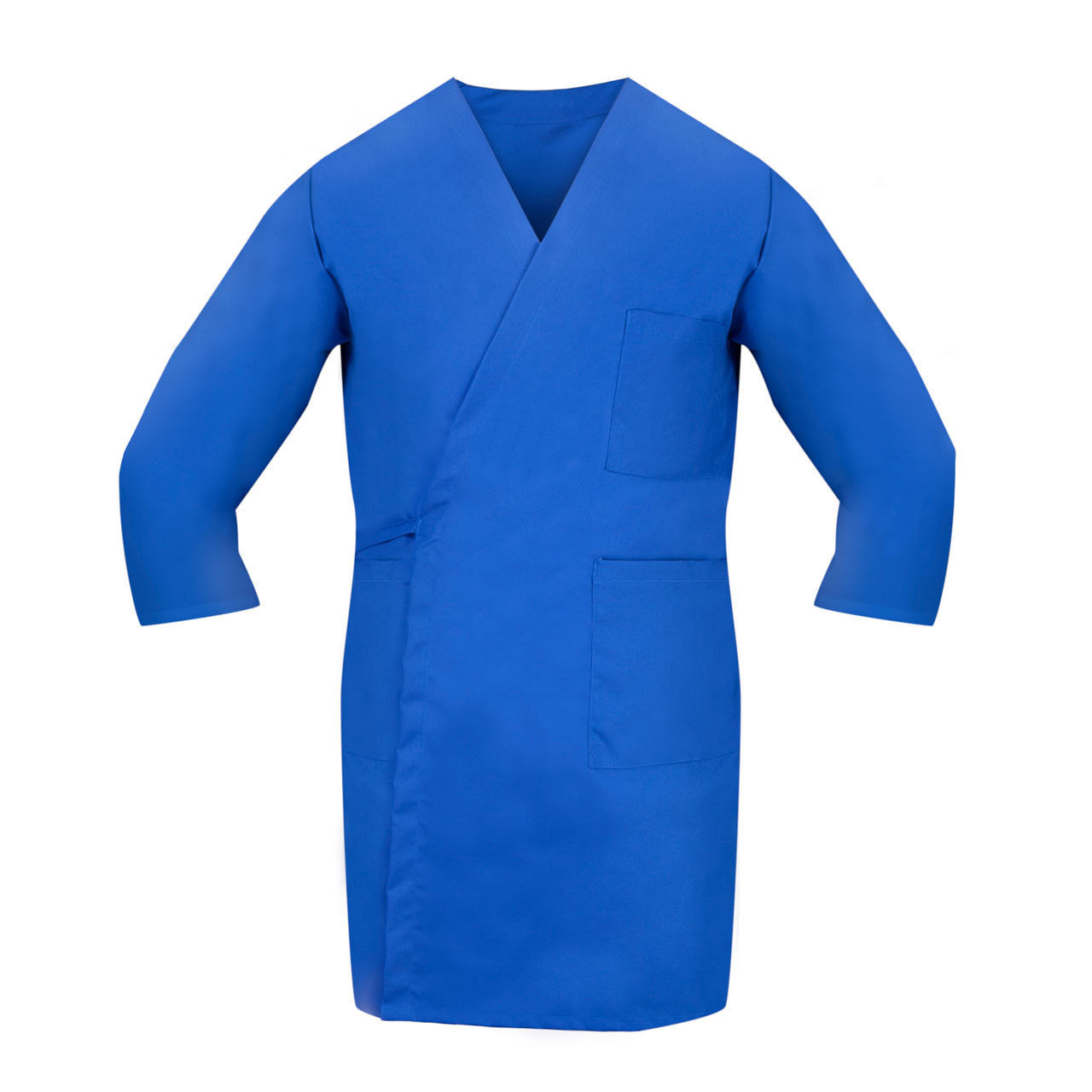 Smock Wrap, 3/4 Sleeve, 3 Pockets, Cadet Blue|Cobbler Smocks | Cobbler ...