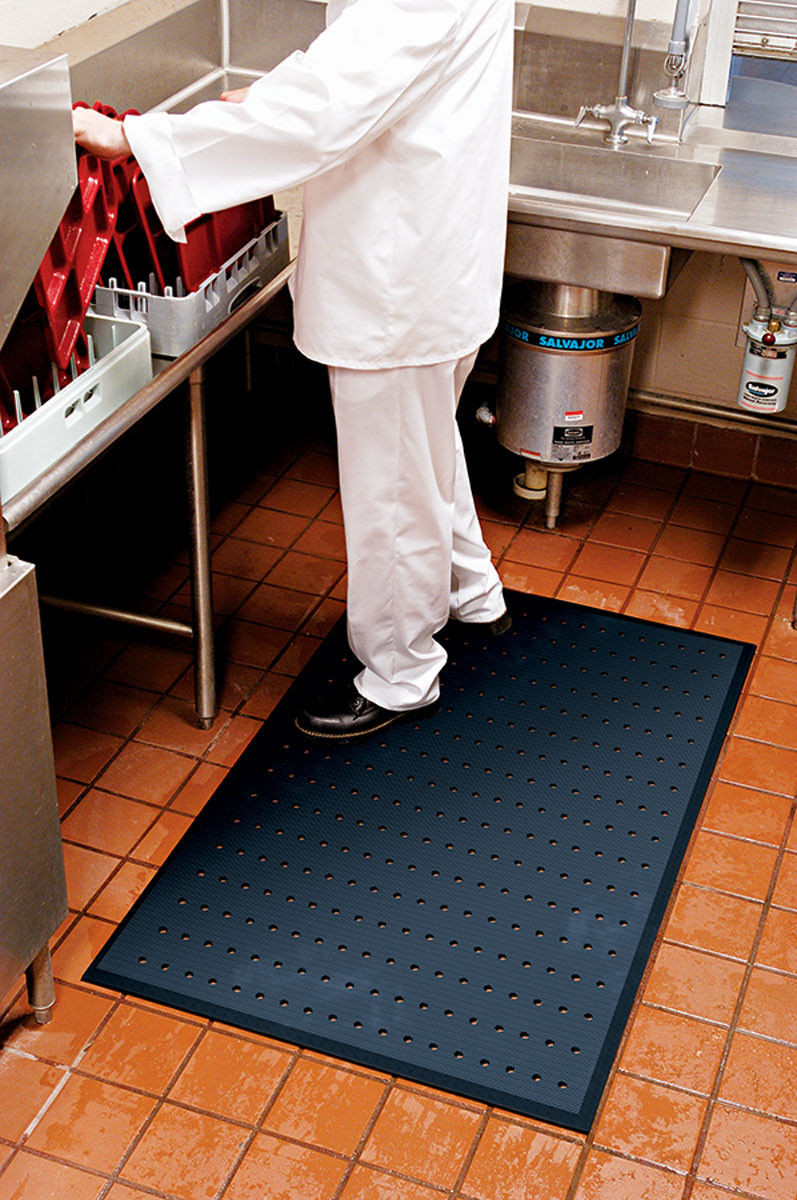 Complete Comfort™ Mat with Holes|Commercial Anti-Fatigue Floor Mats