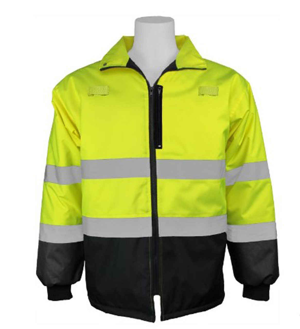 W560 Fluorescent Jacket, Yellow/Black (Class 3)