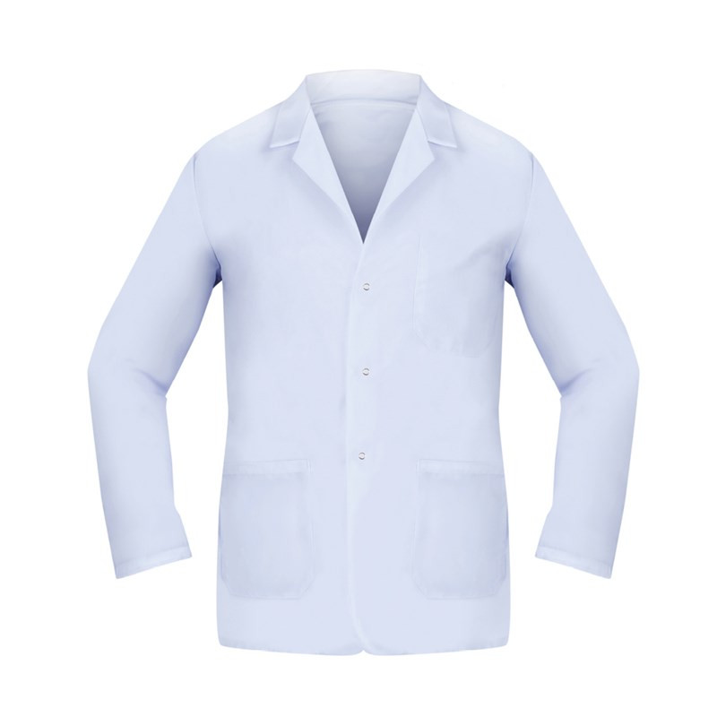 Polyester White Two Pocket Waiter Coat | Counter Coats | Work Smocks ...