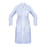 Female Lab Coat, 3 Pocket, Long Sleeve, Buttons |Women's Long Lab Coats
