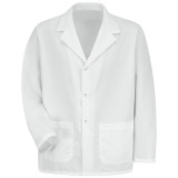 Red Kap KP72WH Unisex Specialized Cuffed Lab Coat |Women's Long Lab Coats