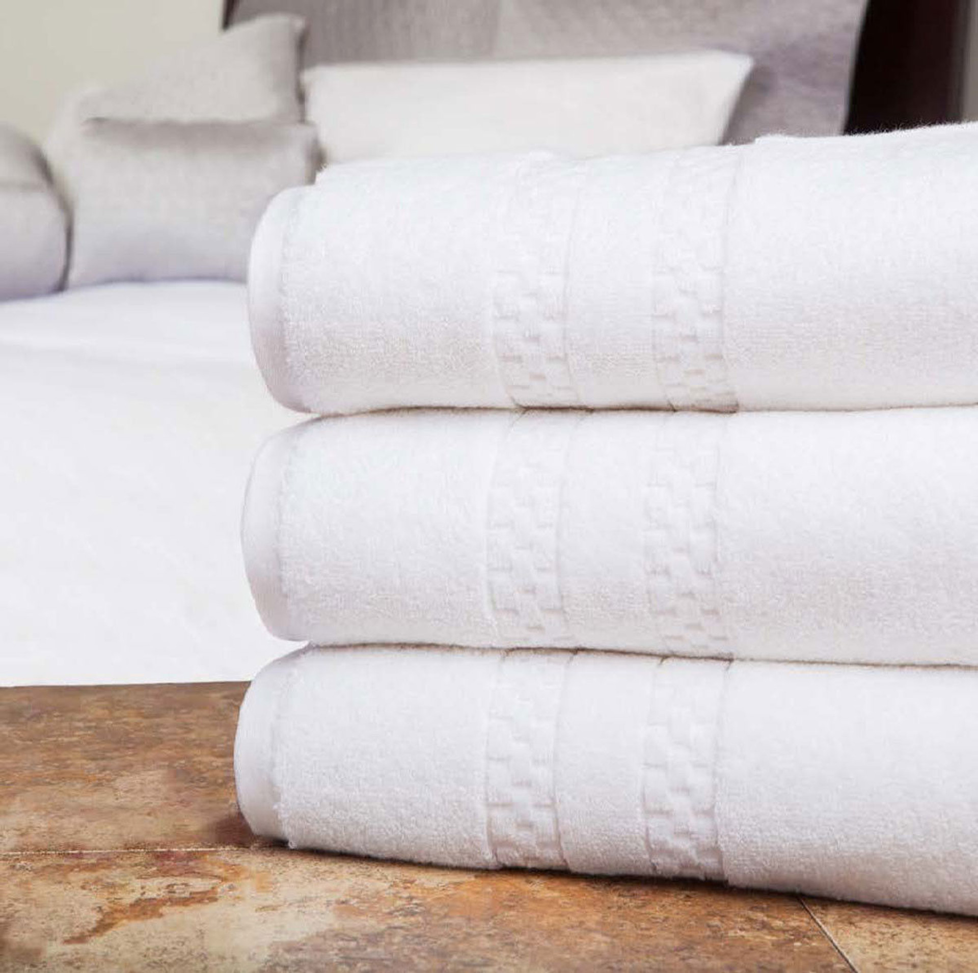 Amadeus Turkish White Towel Collection