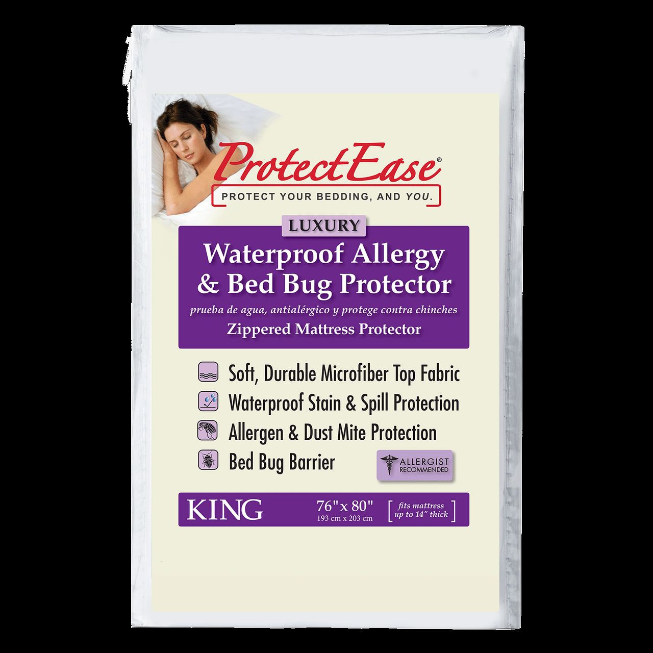 ProtectEase Mattress Protector - Luxury Line, Bulk Pack of 12