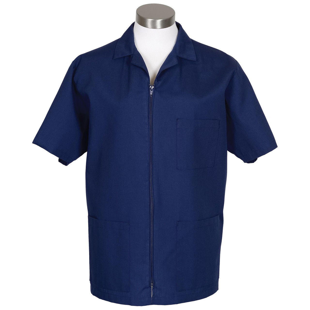 Unisex Smock, Navy Blue |Unisex Smock, Short Sleeve