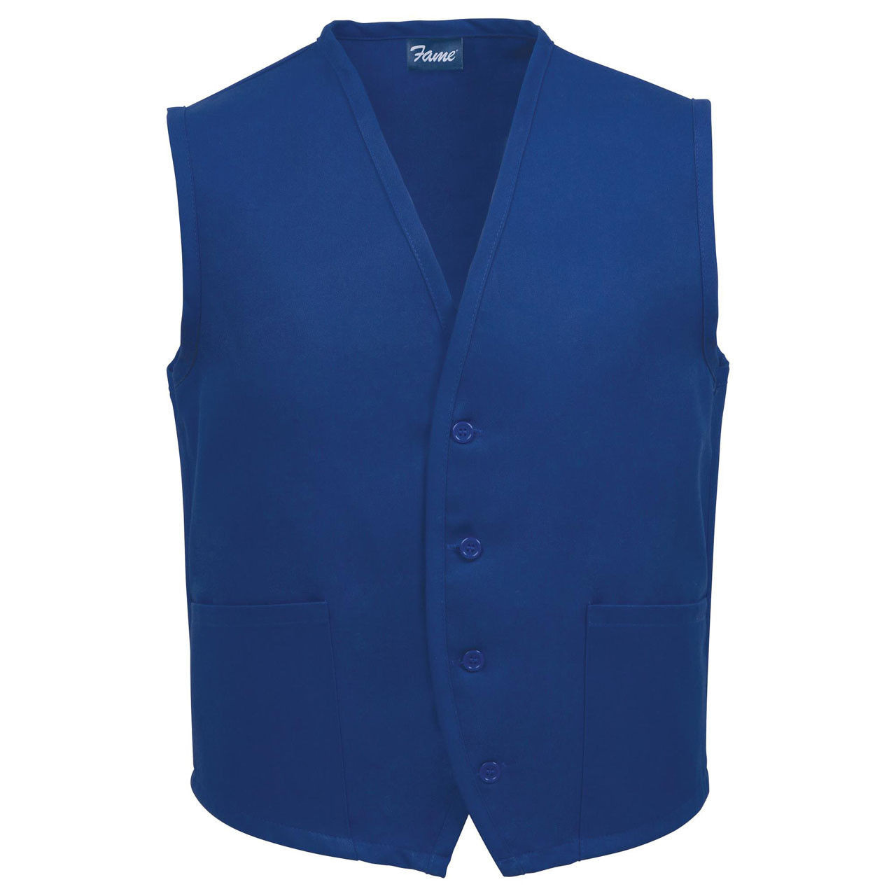 Fame Fabrics V40 Unisex Vest, Royal Blue