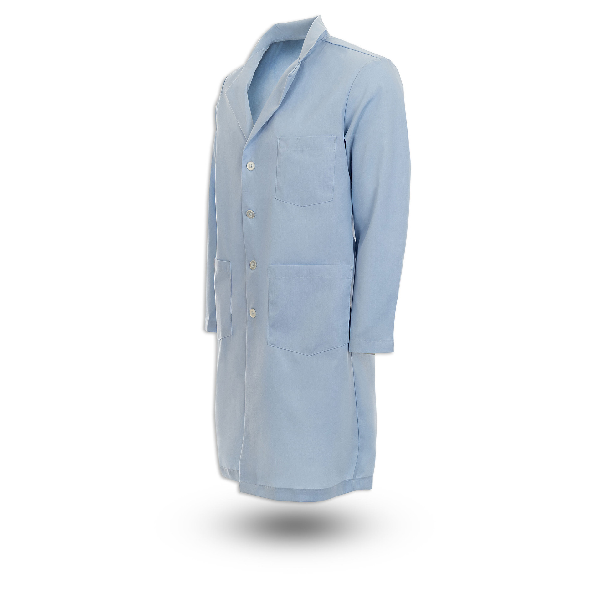 L17M Light Blue Men's Lab Coat |Men's Long Lab Coats