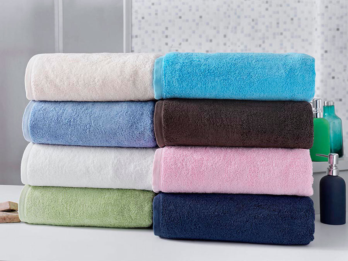 100% Reactive Dyed Cotton Pool Towels Solid Colors Wholesale Pool ...