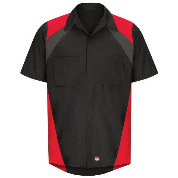 Red Kap Men's Short Sleeve Industrial Work Shirt - SY28|BEST Men's ...