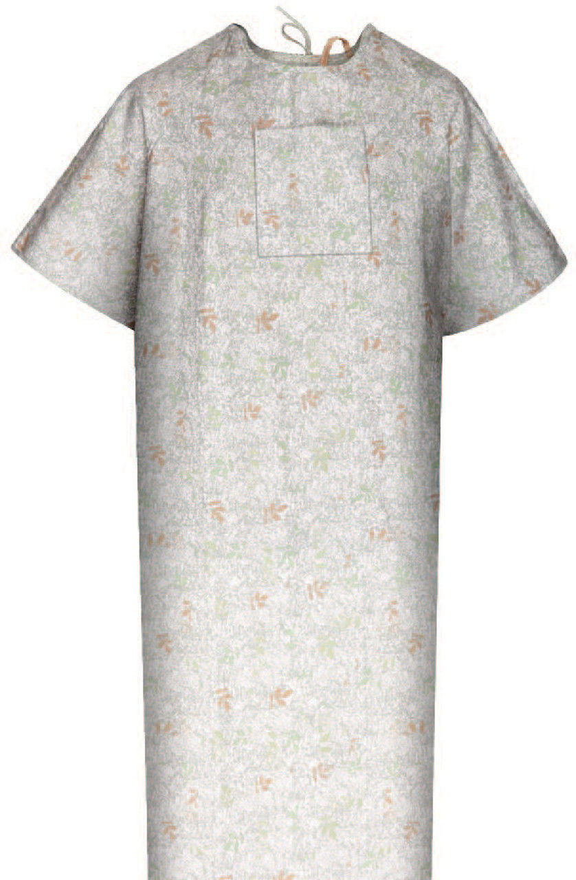 Patient IV Gowns Niah Plaid Print by American Dawn