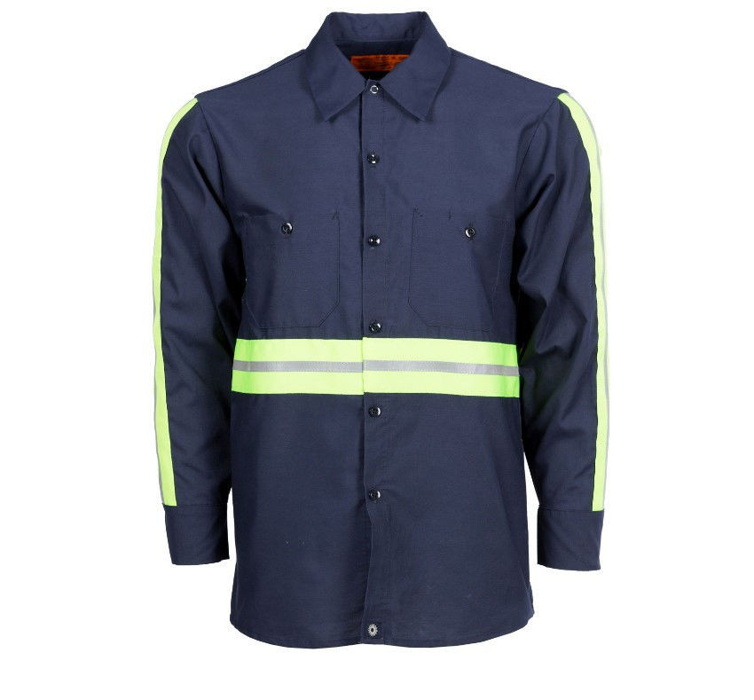 S10LB Men's Industrial Work Shirt, Light Blue|Men's Long Sleeve Work Shirts