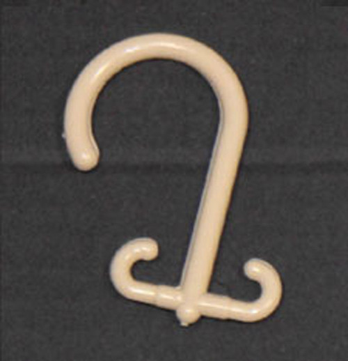 Plastic Double Open End Hooks|Shower Curtain Hooks and Rods