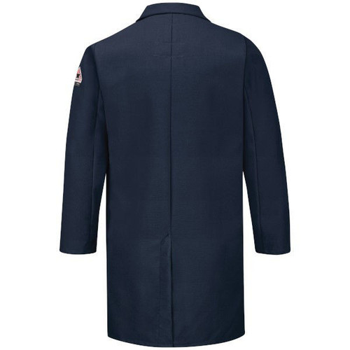 Bulwark® KNL2NV FR Concealed Snap-Front Lab Coat|Women's Long Lab Coats