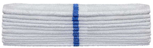 Full Terry Center Stripe Bar Towels|Center Stripe Towels