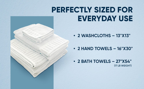 Luxury Piano Key Towels in White by Still Water|Small Quantity | Bath ...