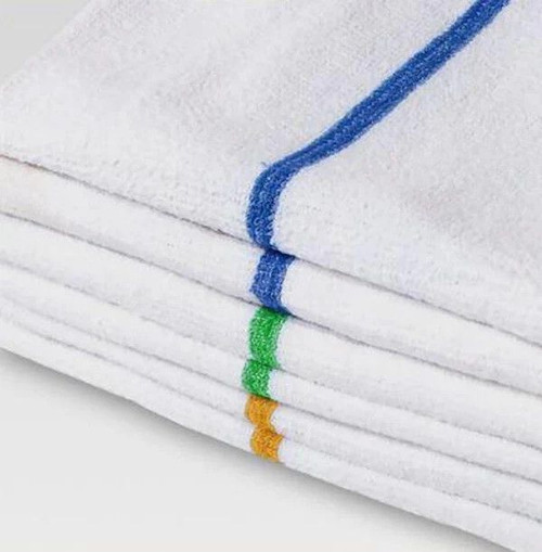 Terry Bar Mop, Stripe Bar Towels|Bulk Kitchen Towels