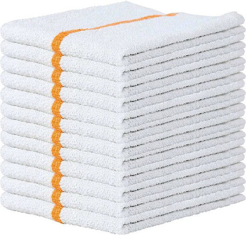 Terry Bar Mop, Stripe Bar Towels|Bulk Kitchen Towels