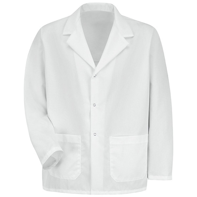 Red Kap KP72WH Unisex Specialized Cuffed Lab Coat |Women's Long Lab Coats