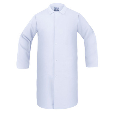 Food Processing Frock, No Pocket, White|HACCP Approved Uniforms | Food ...