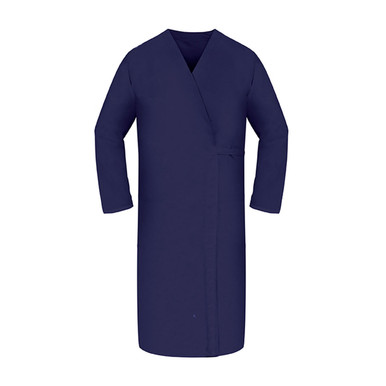 HACCP Smock Wrap, Long Sleeve, Navy Wrapround Smock |HACCP Approved ...