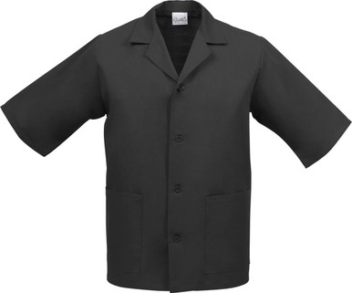 Unisex Smock, Black |Unisex Smock, Short Sleeve