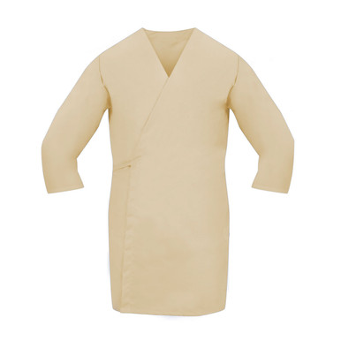Smock Wrap, 3/4 Sleeve, No Pocket, Tan|Cobbler Smocks | Cobbler Aprons