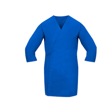 Smock Wrap, 3/4 Sleeve, No Pocket, Cadet Blue|Cobbler Smocks | Cobbler ...