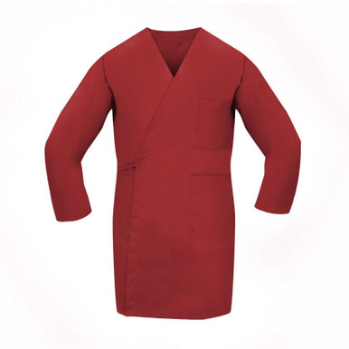 Smock Wrap, Long Sleeve, 3 Pocket, Red|Cobbler Smocks | Cobbler Aprons