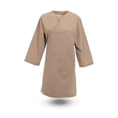 Smock Wrap Gown, 3 Pocket, Tan Pinnacle Textile|Cobbler Smocks ...