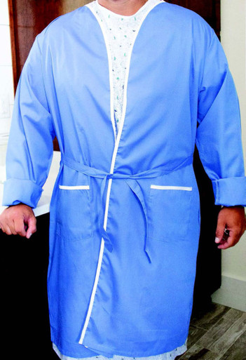Ceil Blue Patient Robe by BLC Textiles