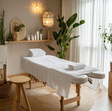 Standard Massage Table Sheets in White, by Still Water Linens|Wholesale ...