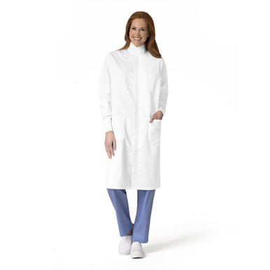 PFAS-Free T-Shield Unisex White Lab Coat |Women's Long Lab Coats