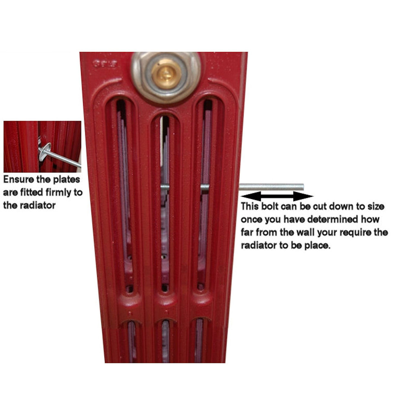 Radiator Wall Stay - 250mm | West Radiators