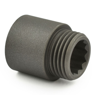 20mm Rigid Radiator Valve Extension 1/2 inch BSP - Light pewter