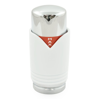 Replacement TRV Head M30 x 1.5 Chrome/White (Drayton TRV4 Compatible)
