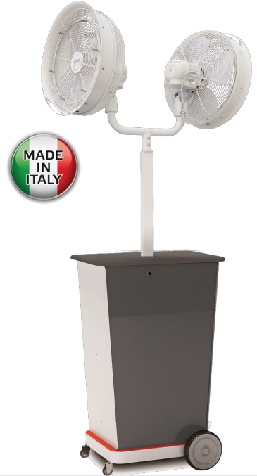 Industrial Duetto Pro Misting Fan