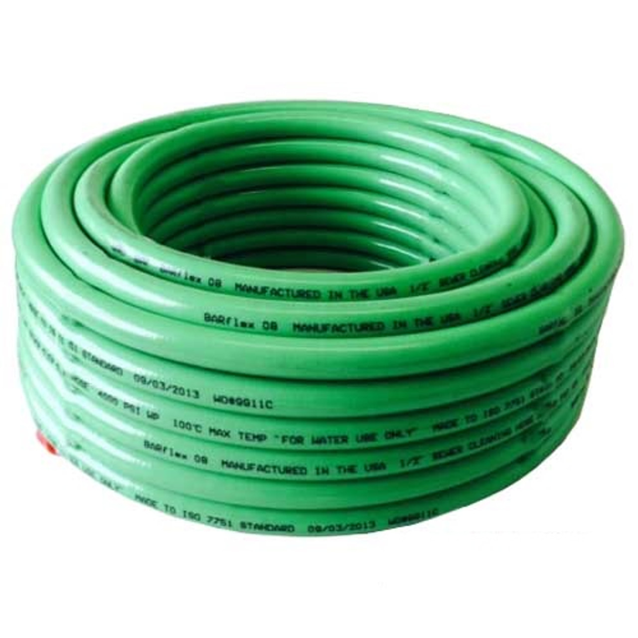 Poly Jetter Hose Assembly - Green 4000 PSI 120m (400Ft) - BLAX Equipment