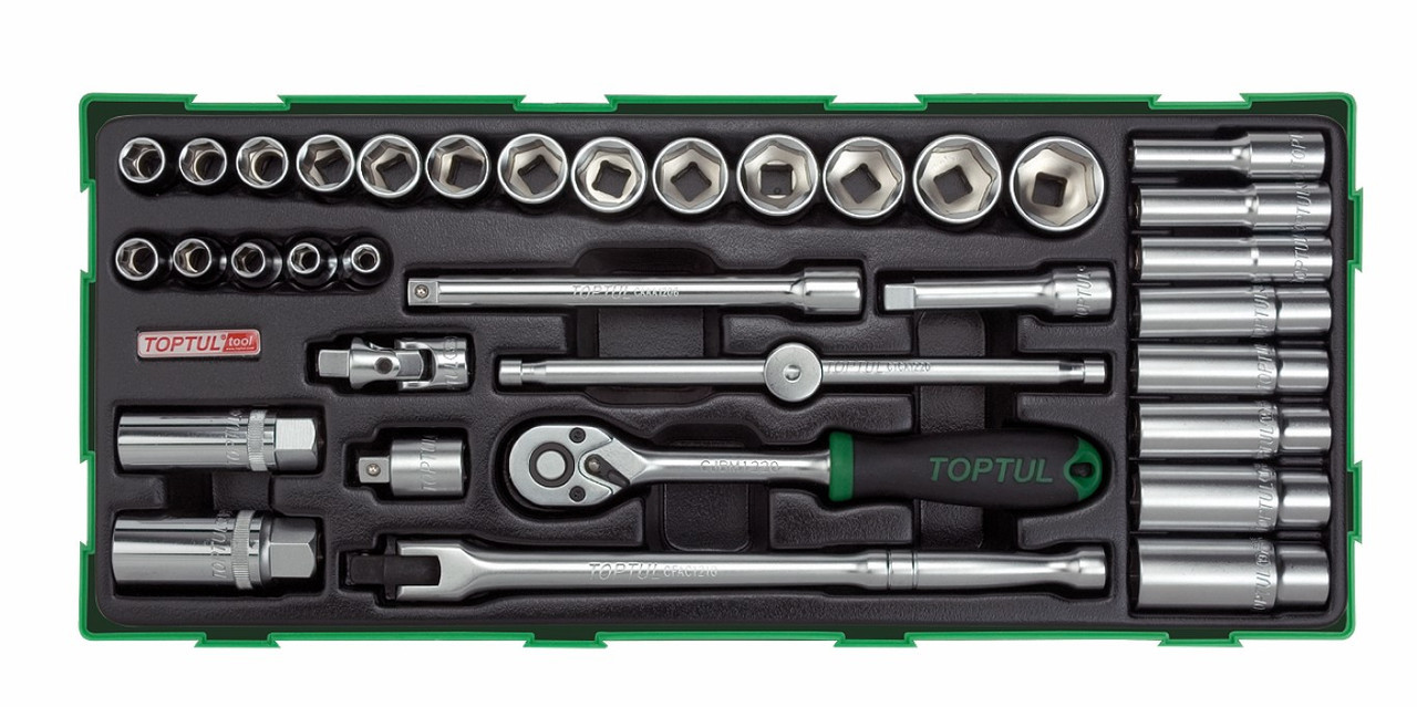 Toptul 429 Pcs Complete Tool Kit Set Up (Red) - BLAX Equipment