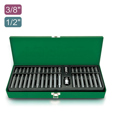 Toptul Bit Set 3/8" & 1/2" 40pc