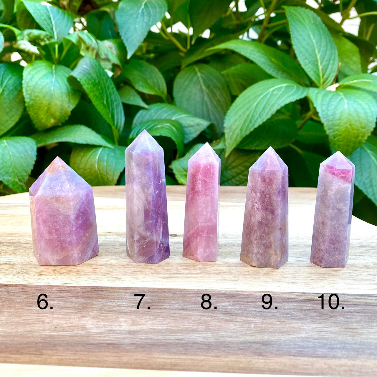 Purple Rose Quartz Tower
