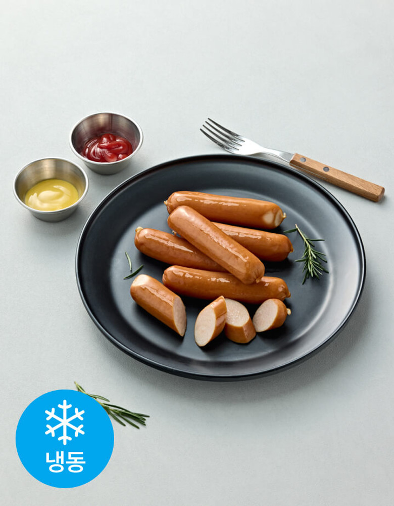 탱글뽀득 닭가슴살 훈제 소시지 1kg(100g*10개입) | 와이즐리