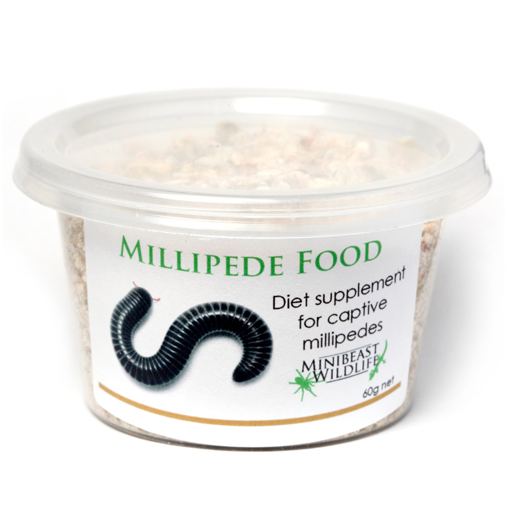 Millipede Food 60g / 250g - Minibeast Wildlife Bug Shop