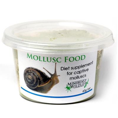 Mollusc Food (60g / 250g) - Minibeast Wildlife Bugshop