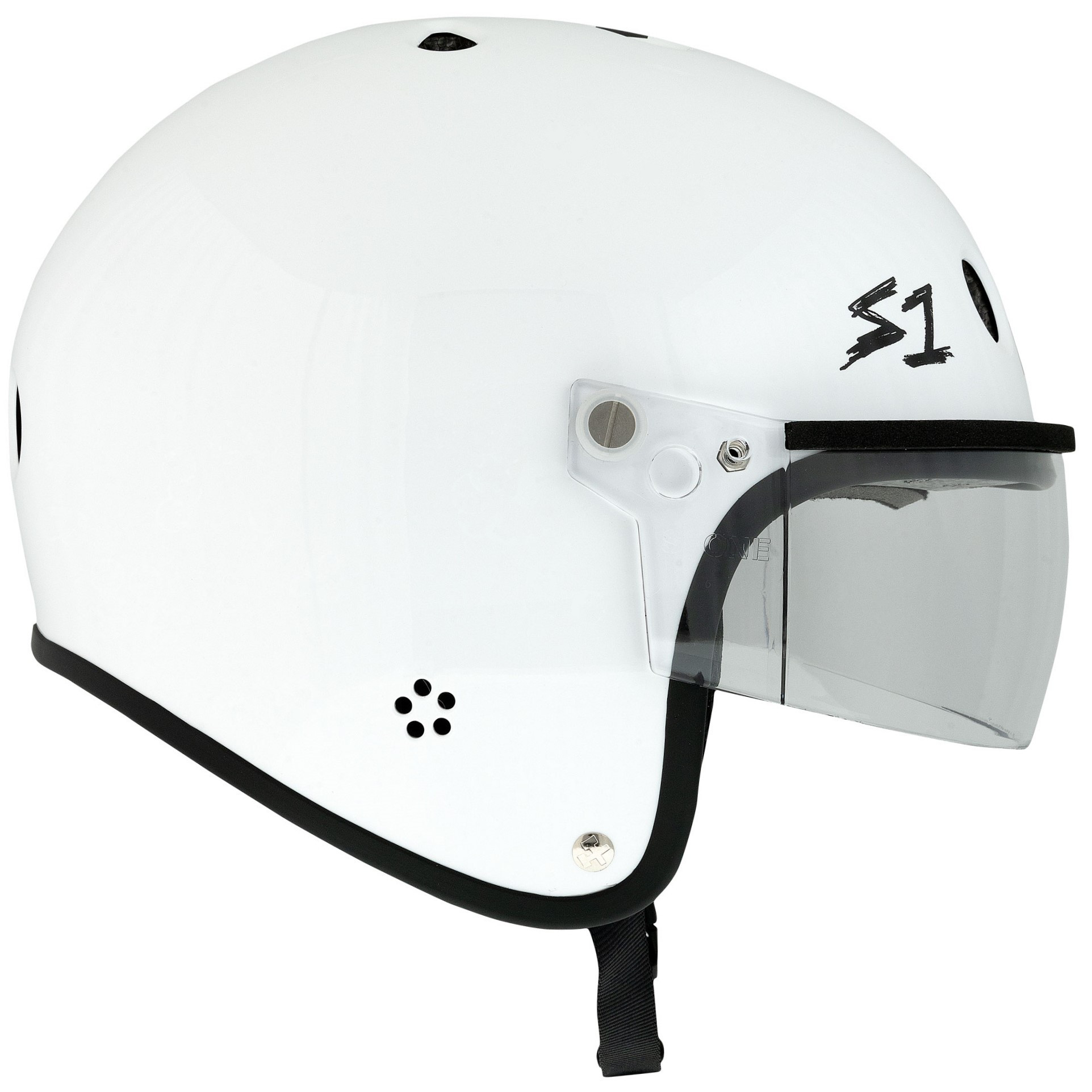 S1 Retro E-Helmet | S1 Retro E-Bike Helmet | White Gloss