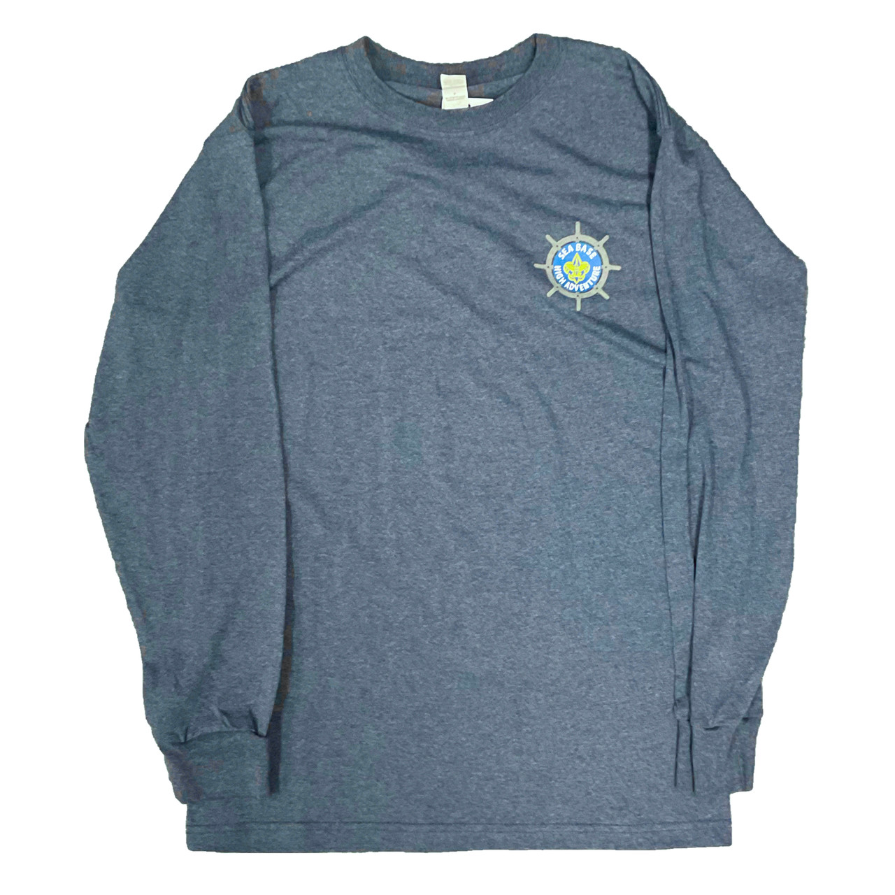 Sea Base Logo Navy Long Sleeve