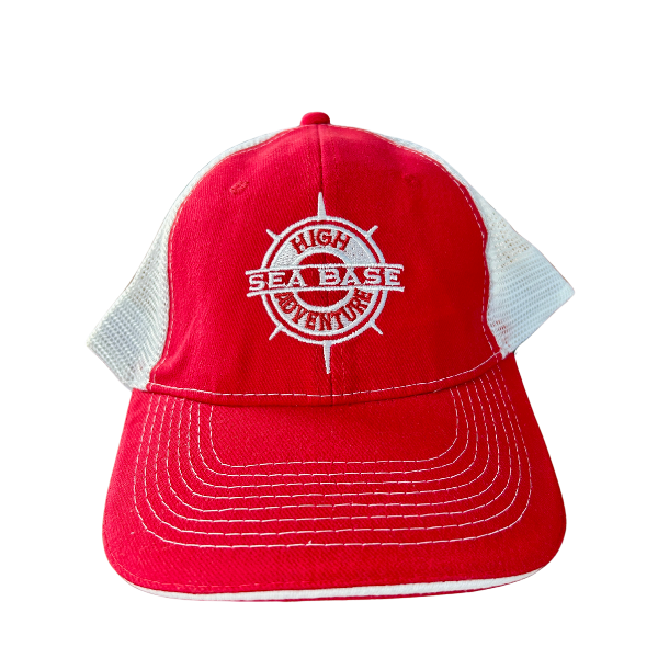 Compass Red/White Cap