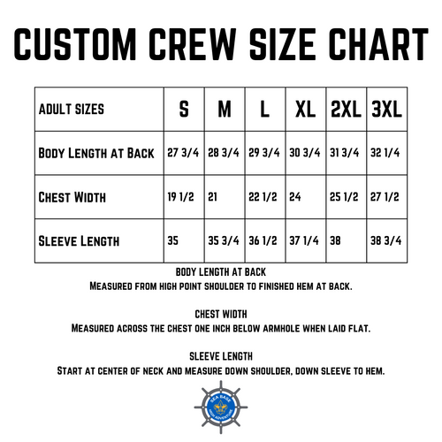Custom Crew LS Chart - Blue